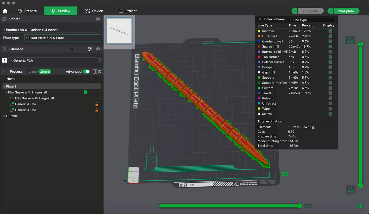 Articulated Snake by PenolopyBulnick | Download free STL model ...