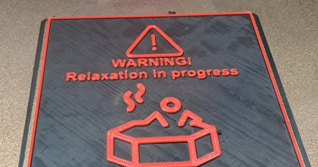 Sign Warning relaxation in progress by Pepijn van Vliet | Download free ...