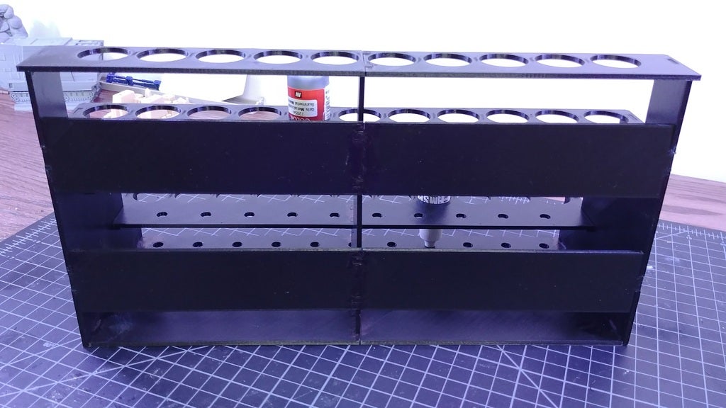 Modular Hobby Paint Rack - Large Straight by Greg S | Download free STL ...