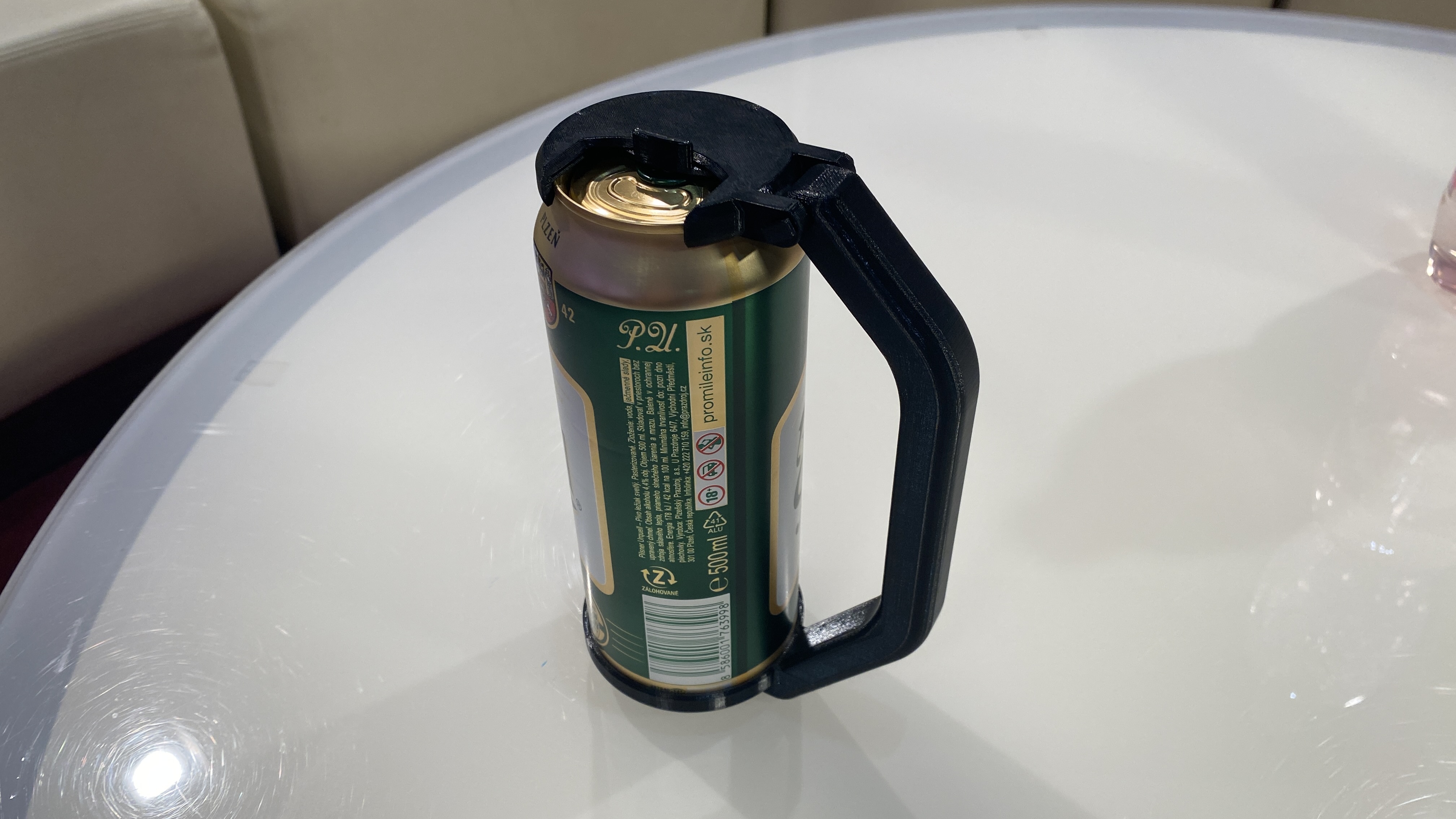 Beer can top with handle by Dušan | Download free STL model ...