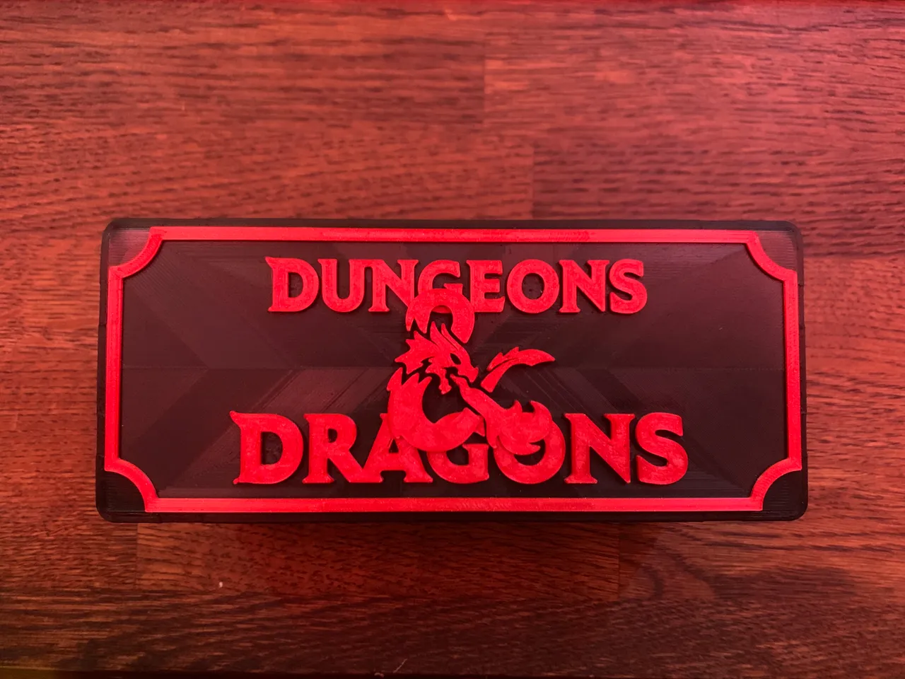 Dungeons and Dragons Logo plate by MartinAnthony | Download free STL ...