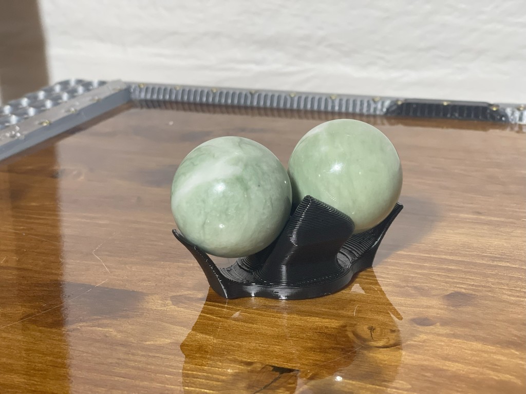 Baoding Ball Desk Stand - Small by BubsBuilds | Download free STL model ...