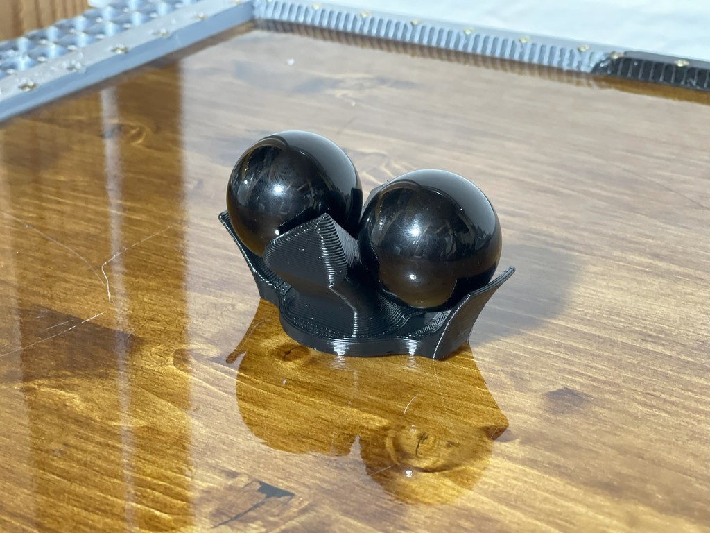 Baoding Ball Desk Stand - Small by BubsBuilds | Download free STL model ...