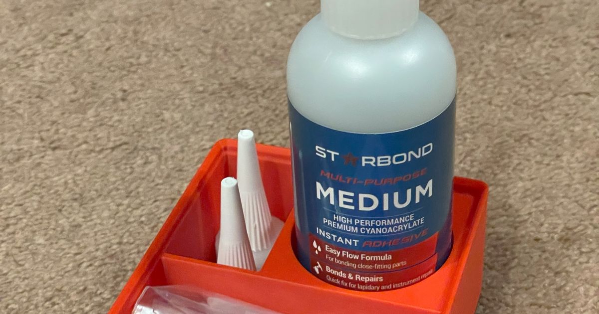 Starbond super glue Gridfinity holder by Promit Roy | Download free STL ...