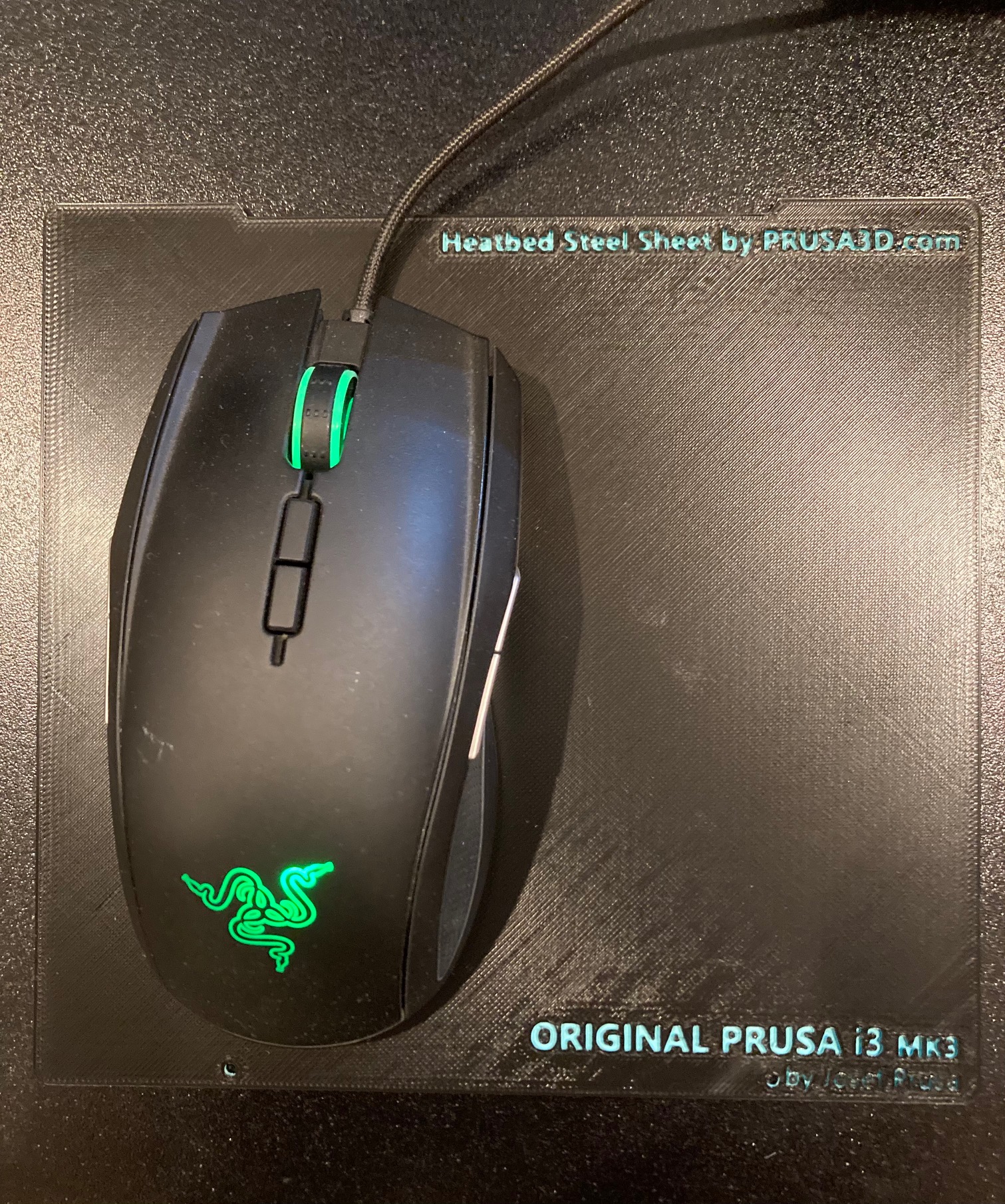 Prusa Spring Steel Build Plate Mouse Pad by StrandedOrg | Download free ...