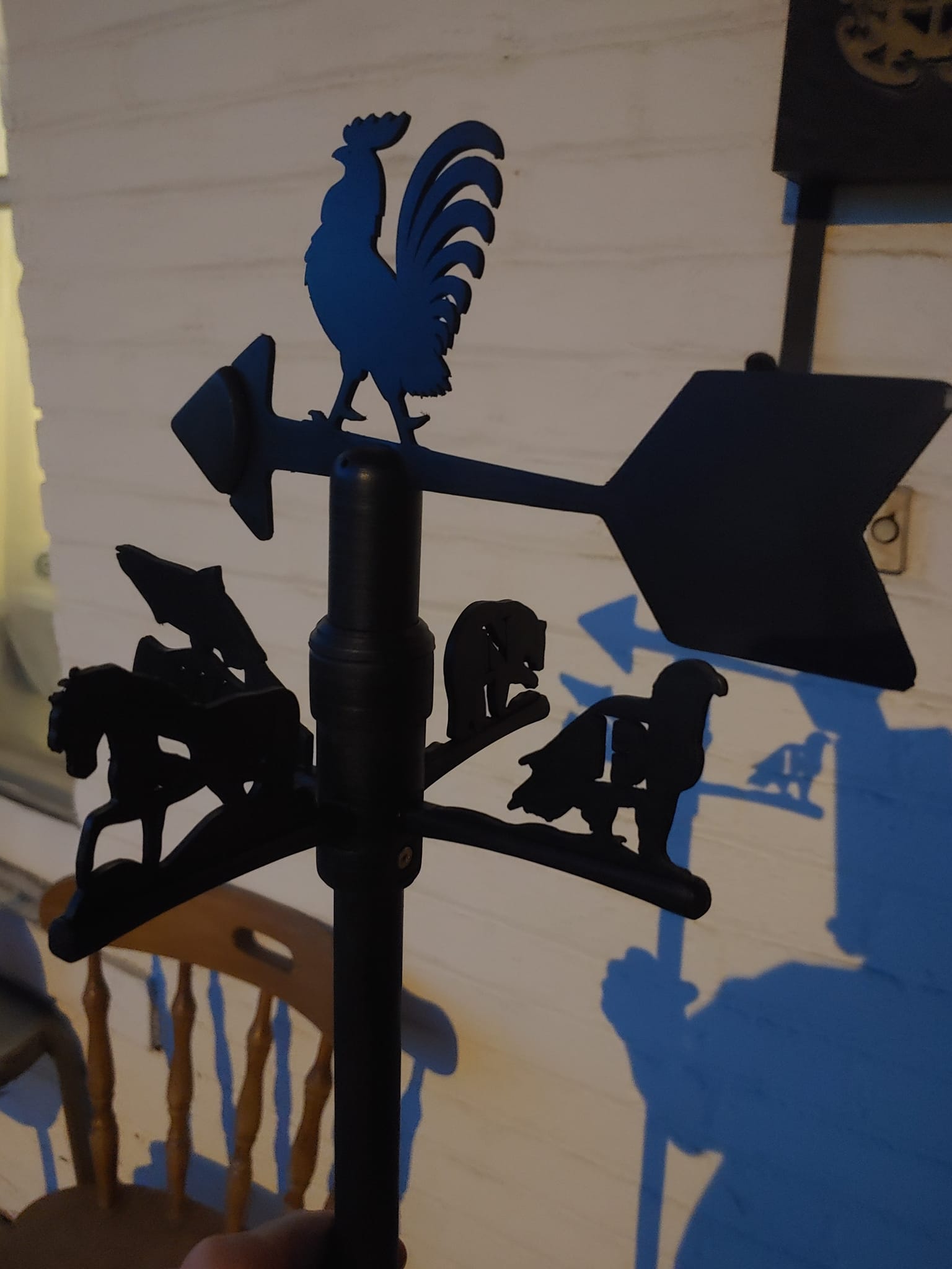 Weather vane with classic Rooster and animal direction markers by ...