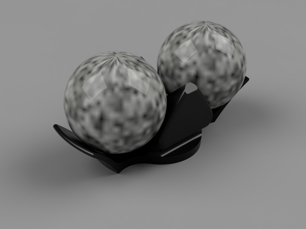 Baoding Ball Desk Stand - Large by BubsBuilds | Download free STL model ...