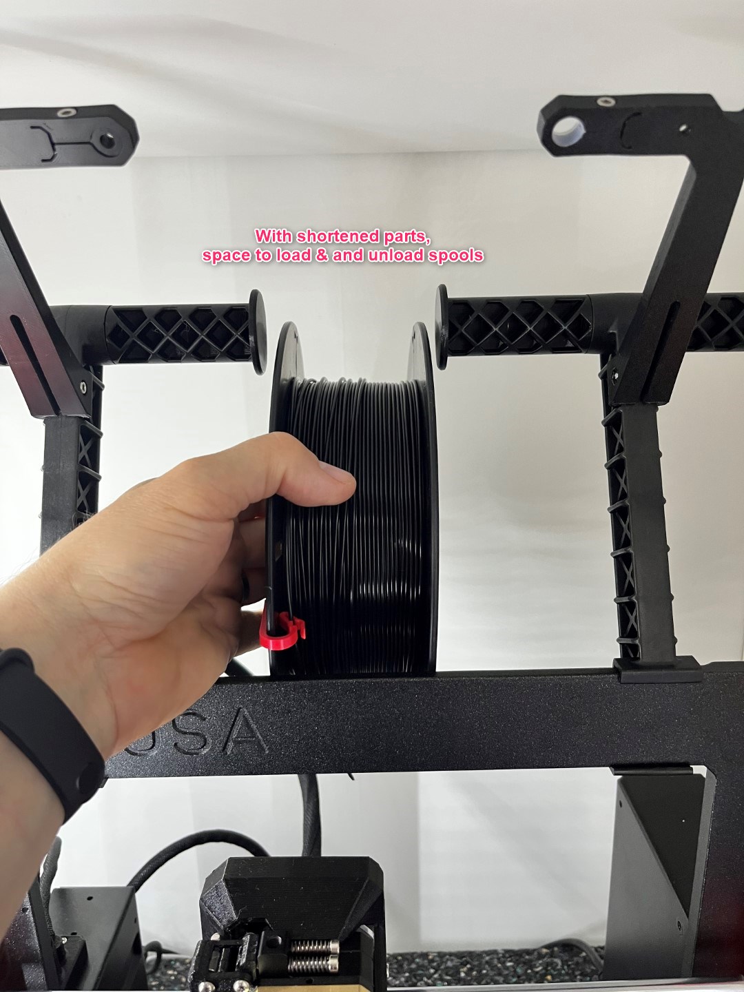 Prusa MK4 / MK3 Shortened Spool Holder Endpart by BrunoLeScribe ...