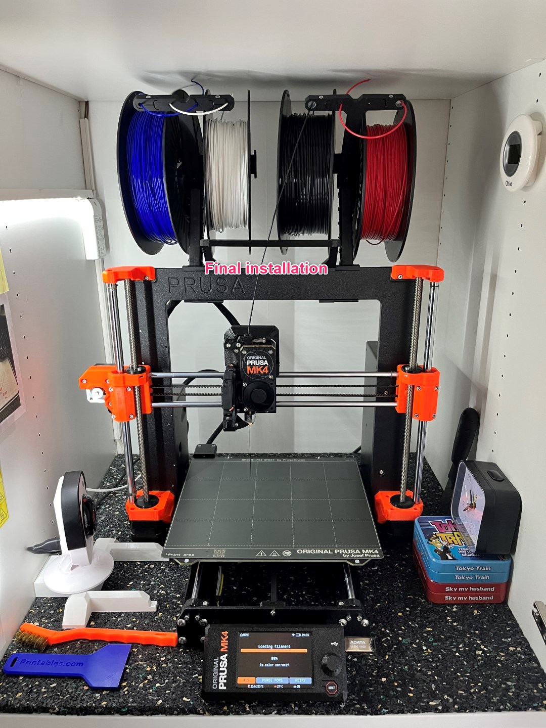 Prusa MK4 / MK3 Shortened Spool Holder Endpart by BrunoLeScribe ...
