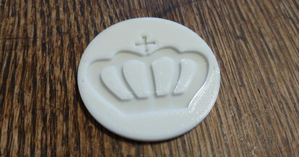 Crown Coin by Books | Download free STL model | Printables.com