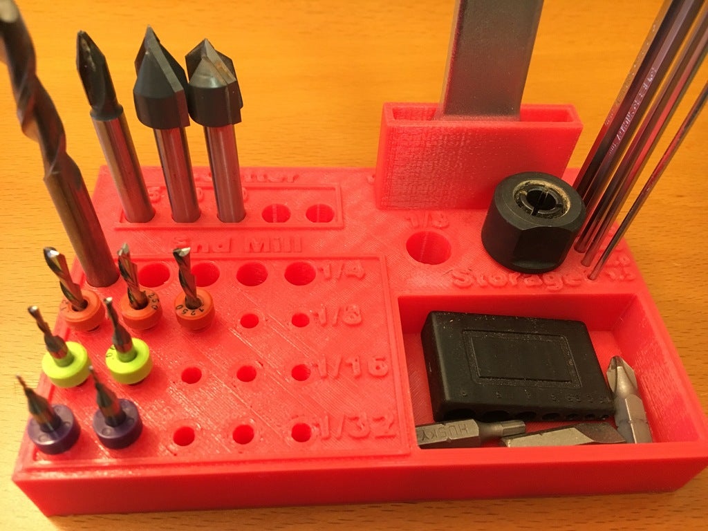 CNC Tool Organizer von cyberreefguru | Kostenloses STL-Modell ...