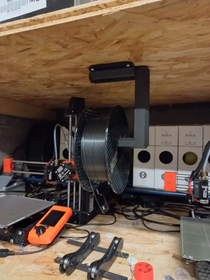Hanging spool holder by Ellrico | Download free STL model | Printables.com