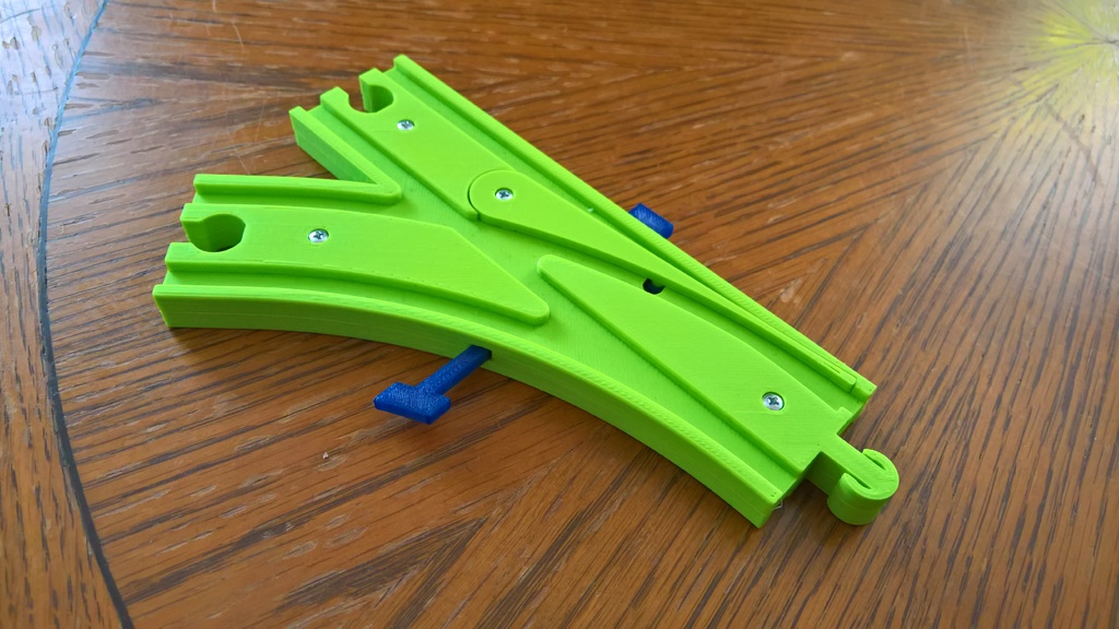 Wooden Railway Switch by javcz | Download free STL model | Printables.com