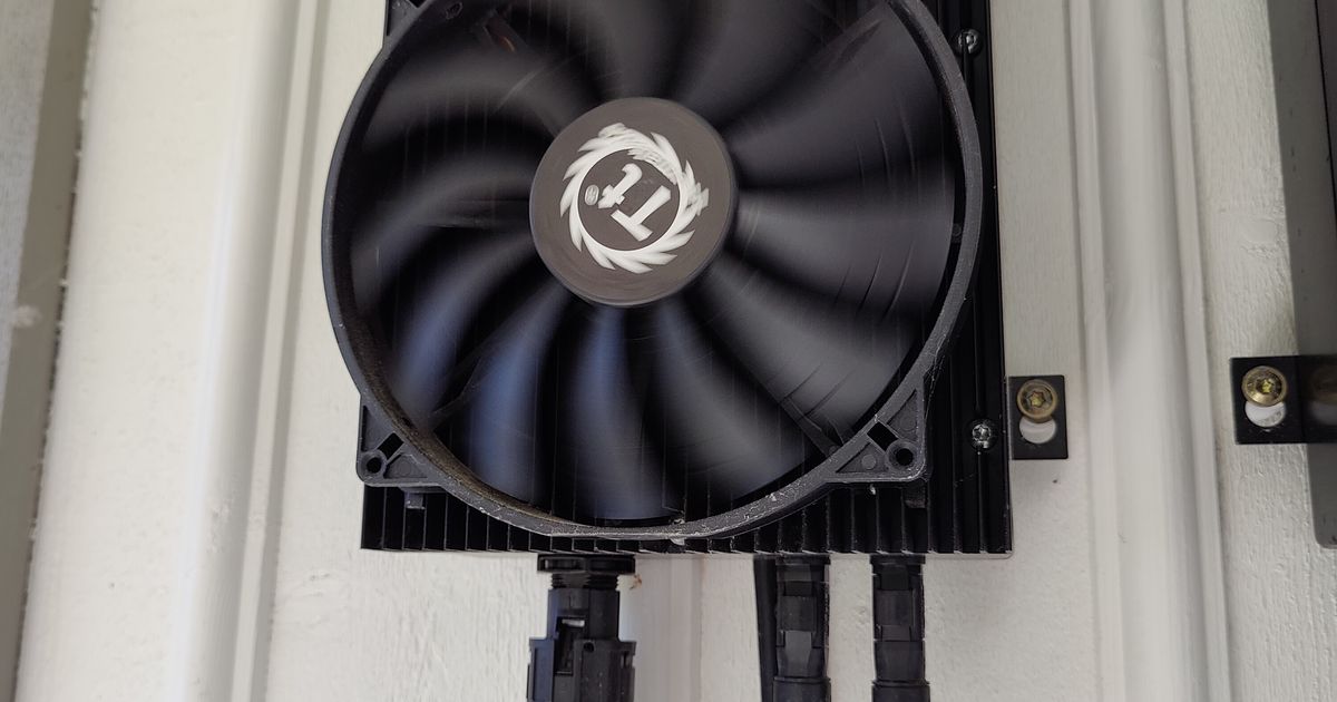 Ferroamp SSO Gen1 fan mounting plug by TurboJonte | Download free STL ...