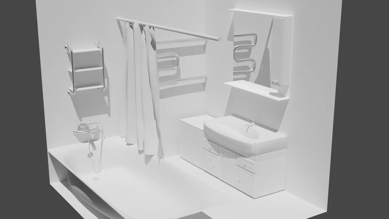 bathroom by prostoi | Download free STL model | Printables.com