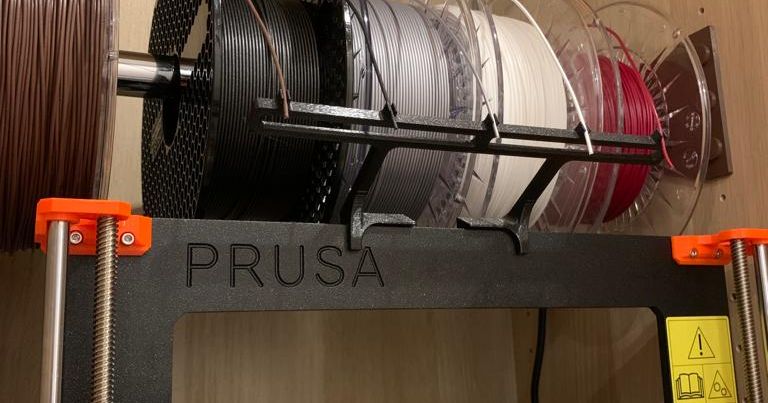 Prusa filament guide (5 spools) by Tomek Zimoch | Download free STL ...
