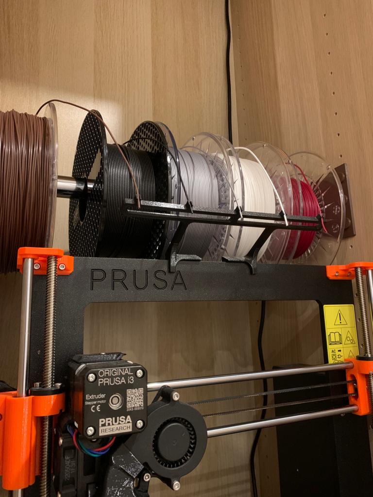 Prusa filament guide (5 spools) by Tomek Zimoch | Download free STL model | Printables.com