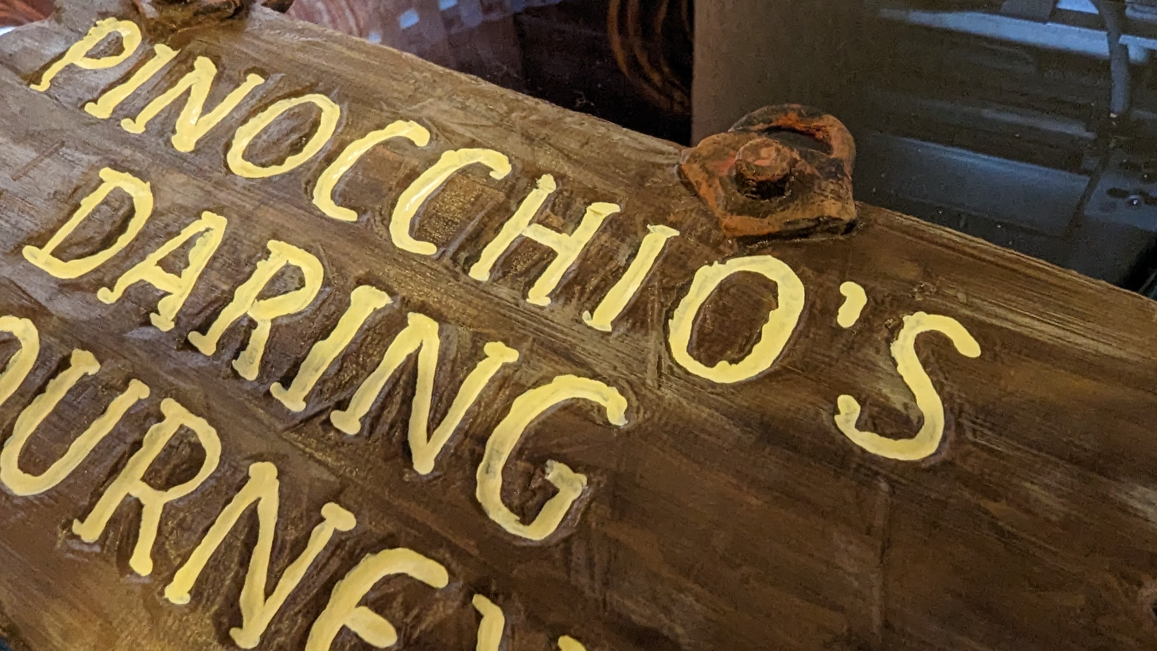 Disneyland Pinocchio Daring Journey sign by EDGeProjects | Download ...