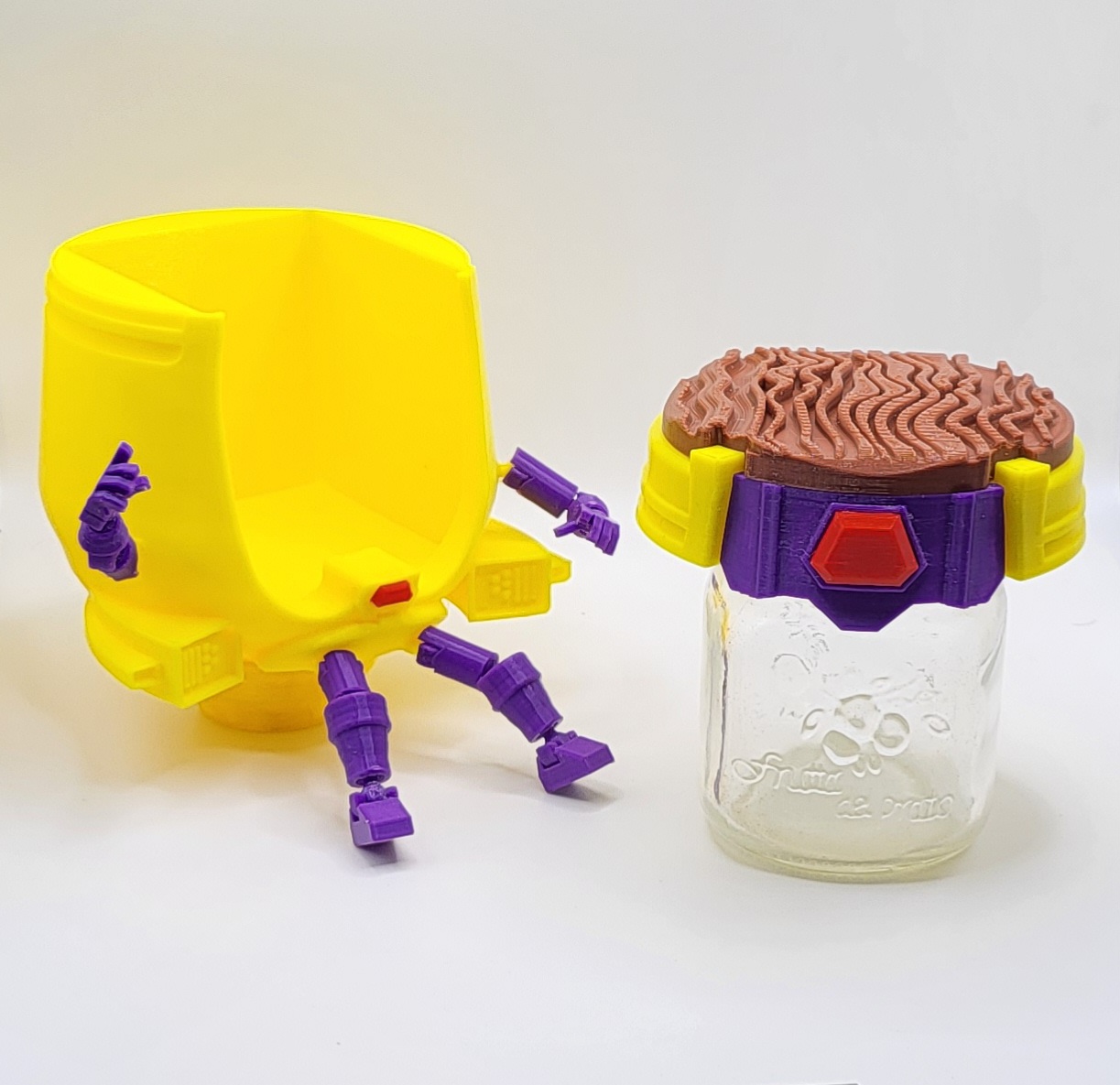 M.O.D.O.K. mini mason jar lid by Dr Operator | Download free STL model ...