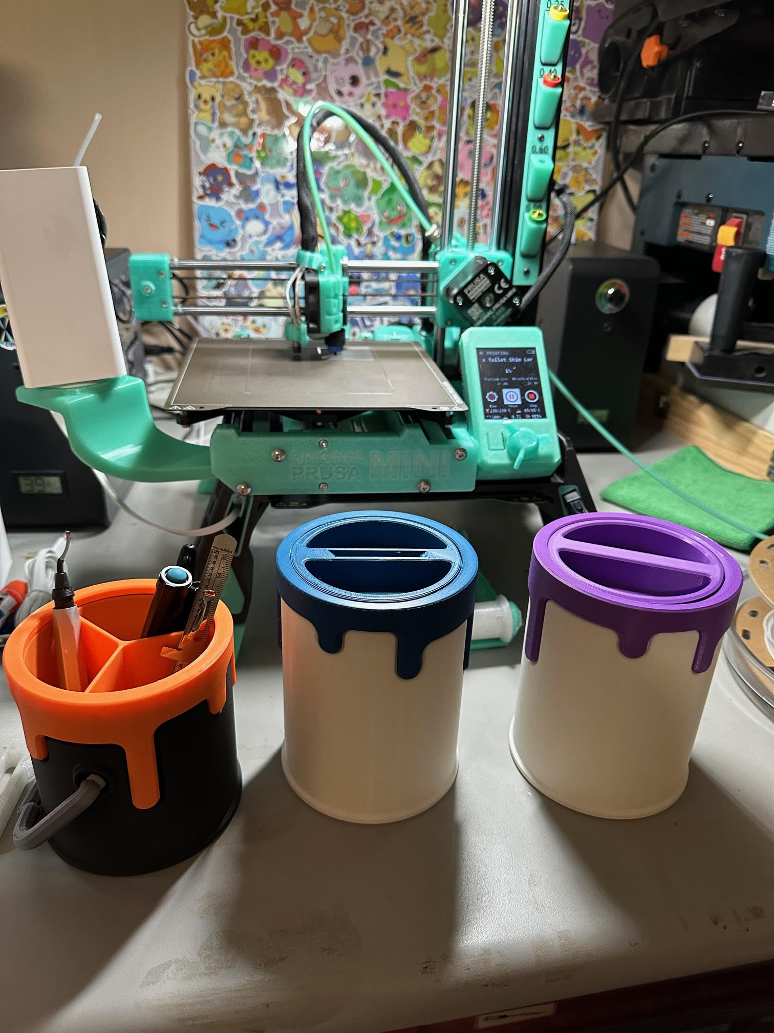 Tall Drippy Bucket Bank with Screw Lid by EMarrs | Download free STL ...