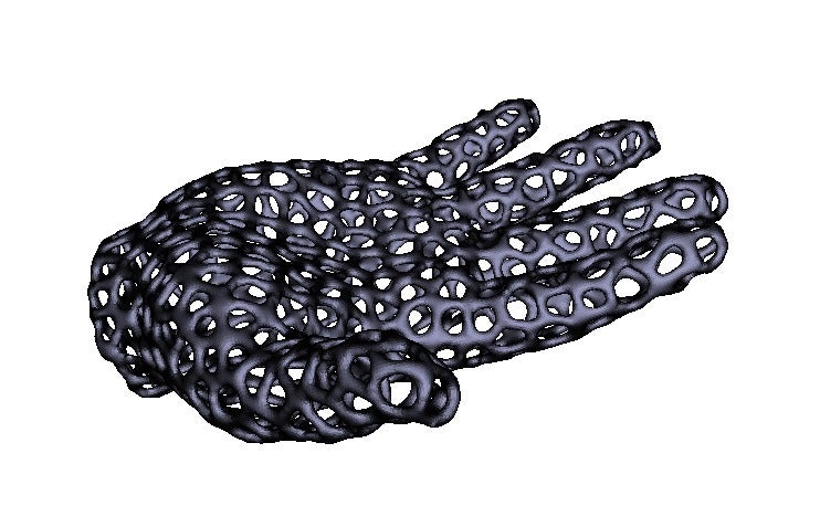 Voronoi Hand by quirxi | Download free STL model | Printables.com