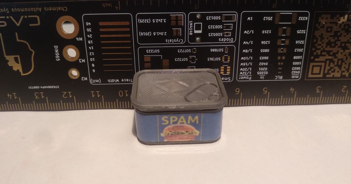 Epi 32U4 demonstration SPAM can by rallekralle | Download free STL ...