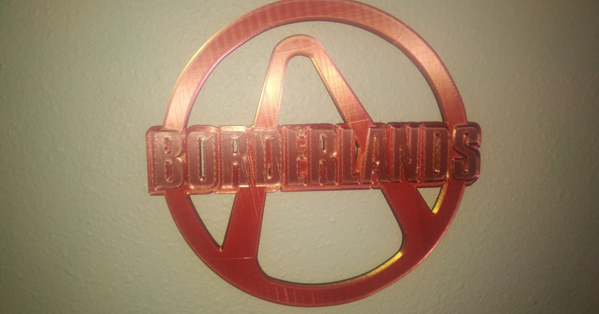 Borderlands Logo by Sam Hain | Download free STL model | Printables.com