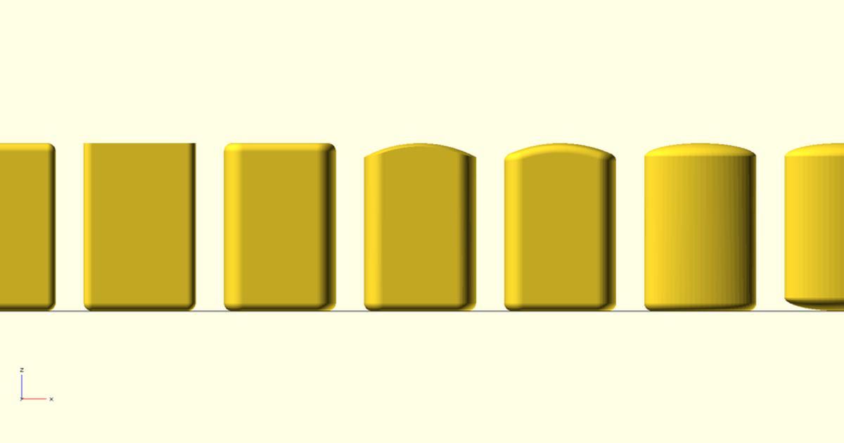 Rounded box module for openscad by quirxi | Download free STL model ...