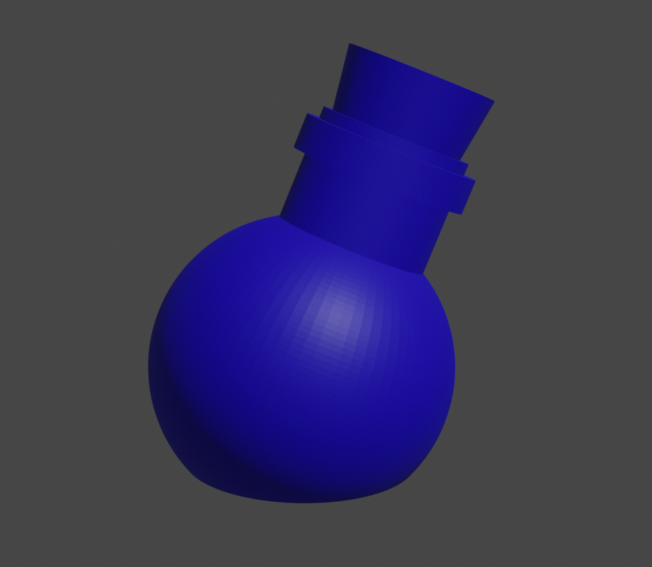 DnD Potion Flask Rounded by KeeJayBe | Download free STL model ...