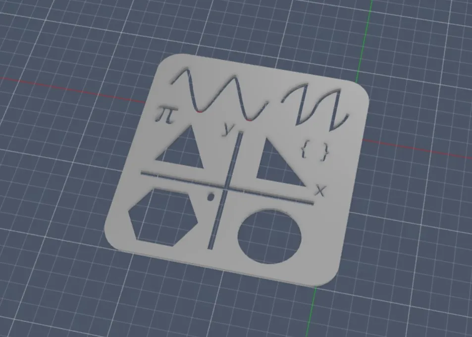 Maths Stencil by Fraser Jørgensen | Download free STL model ...