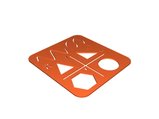 Maths Stencil by Fraser Jørgensen | Download free STL model ...