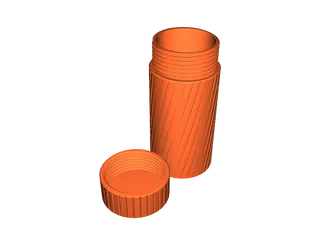 Basic Screw-Top Container by mshipman | Download free STL model ...