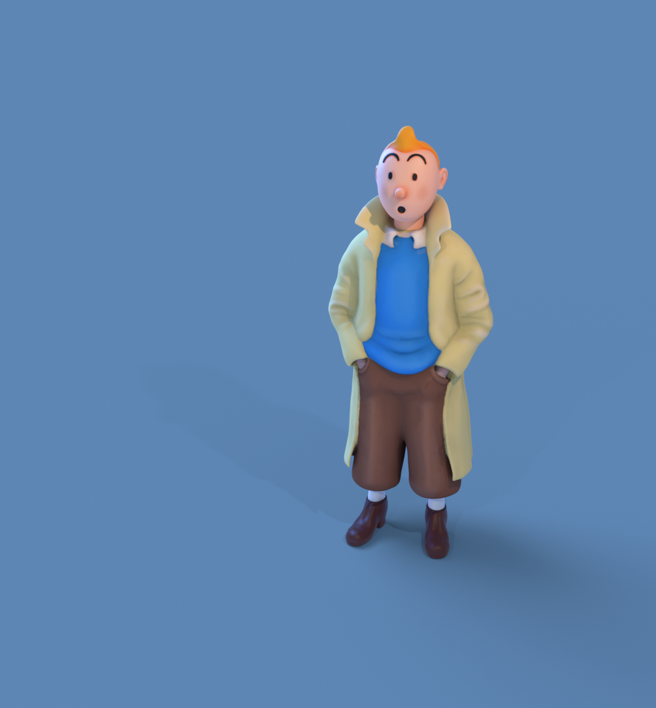 Tintin by Antoine | Download free STL model | Printables.com