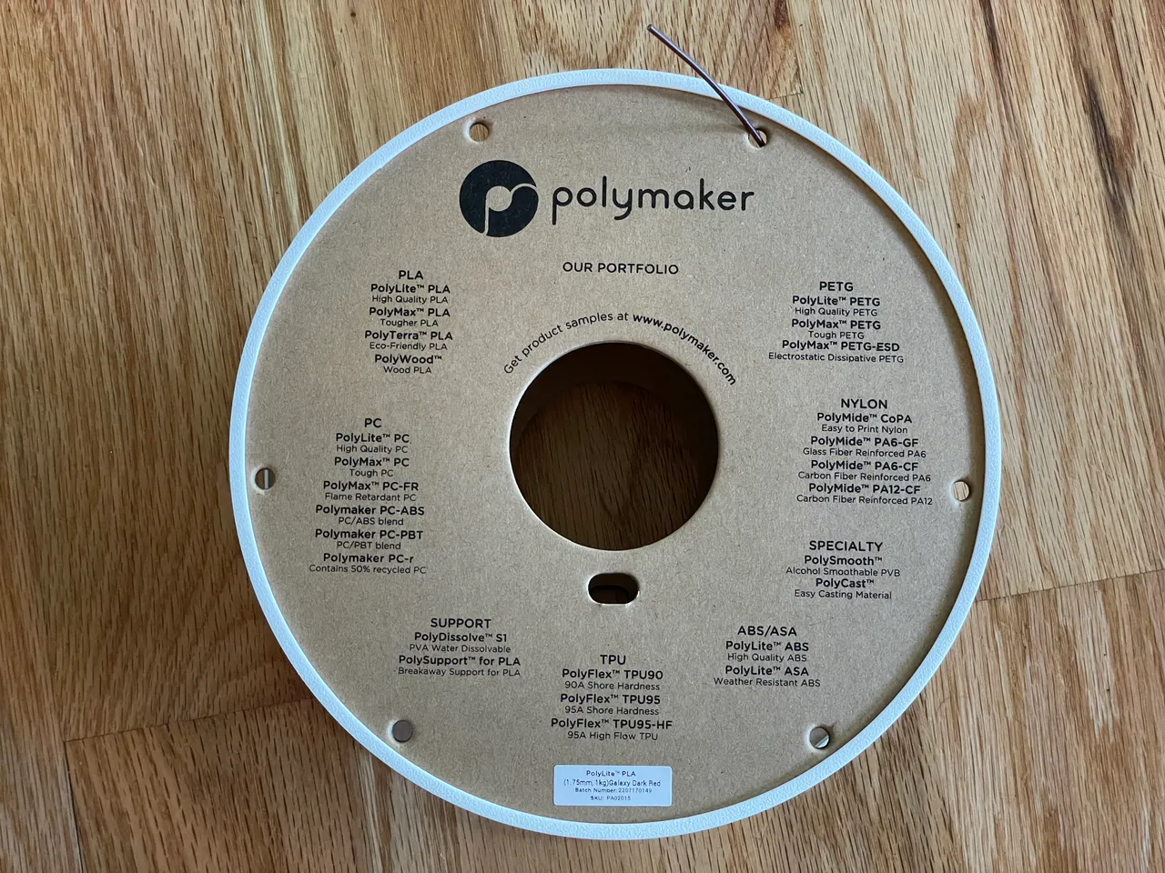 Polymaker Cardboard Spool Adapter (Minimal Versions) by davidconger ...