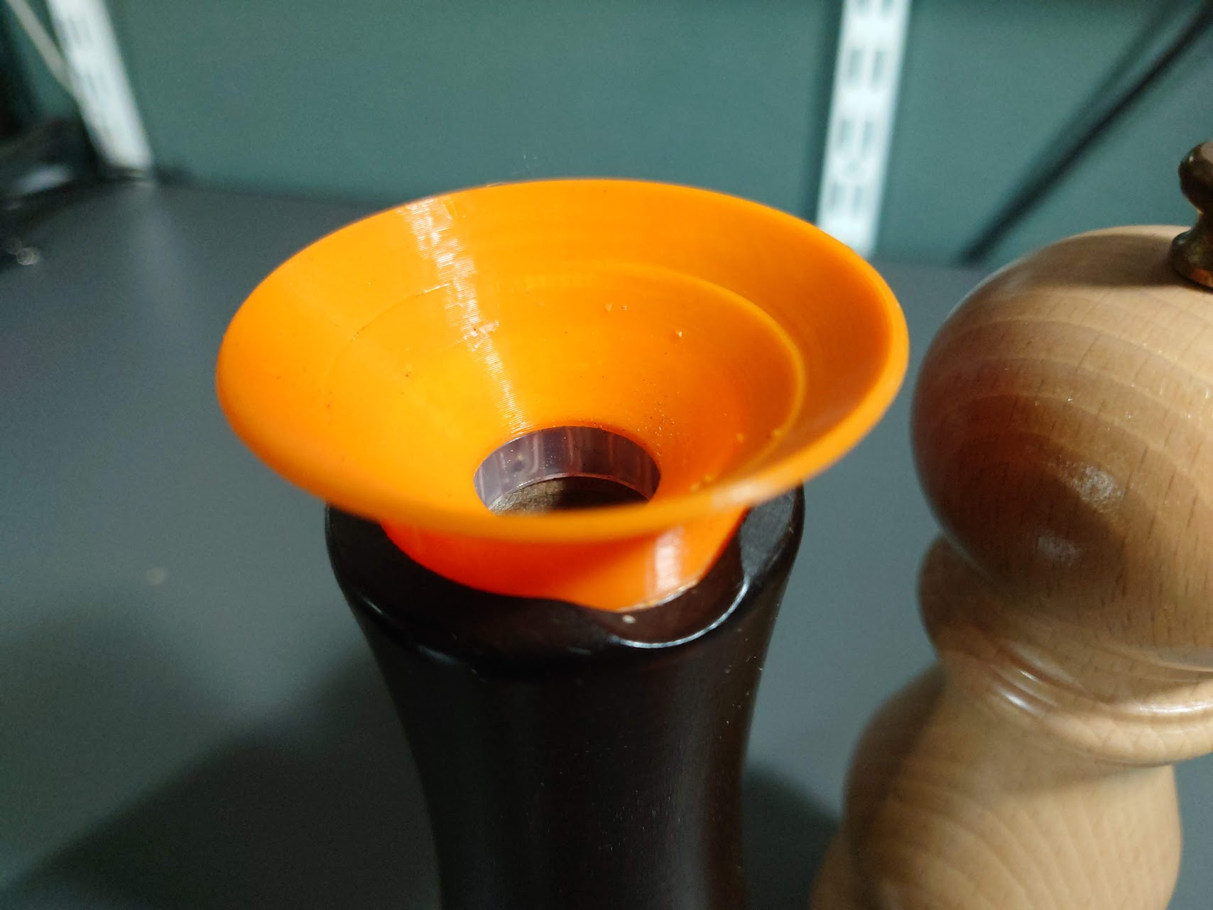 Refill Funnel for Peugeot Pepper Mill by H E | Download free STL model ...