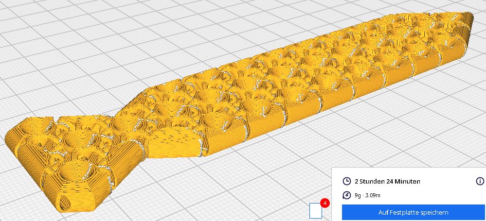 Flexible Hexagonal Nasa Chainmail Tie 3 Sizes By Maker81 Download Free Stl Model