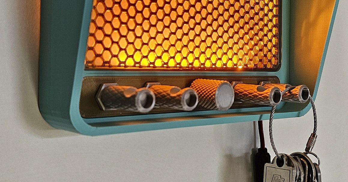 Key holder fifties / sixties radio style by Tobias Scharmann | Download ...