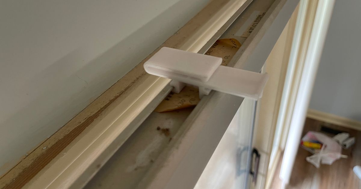 Clip For Holding Blinds Fascia On Sears Blinds For 1980s By Oregonthumper Download Free Stl