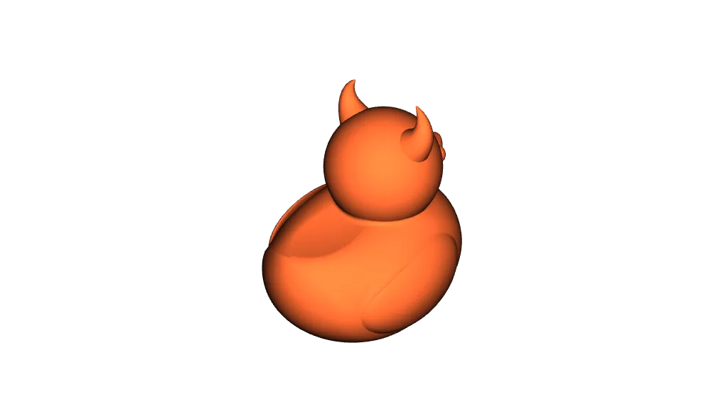 Devil Duck by MonteGal | Download free STL model | Printables.com