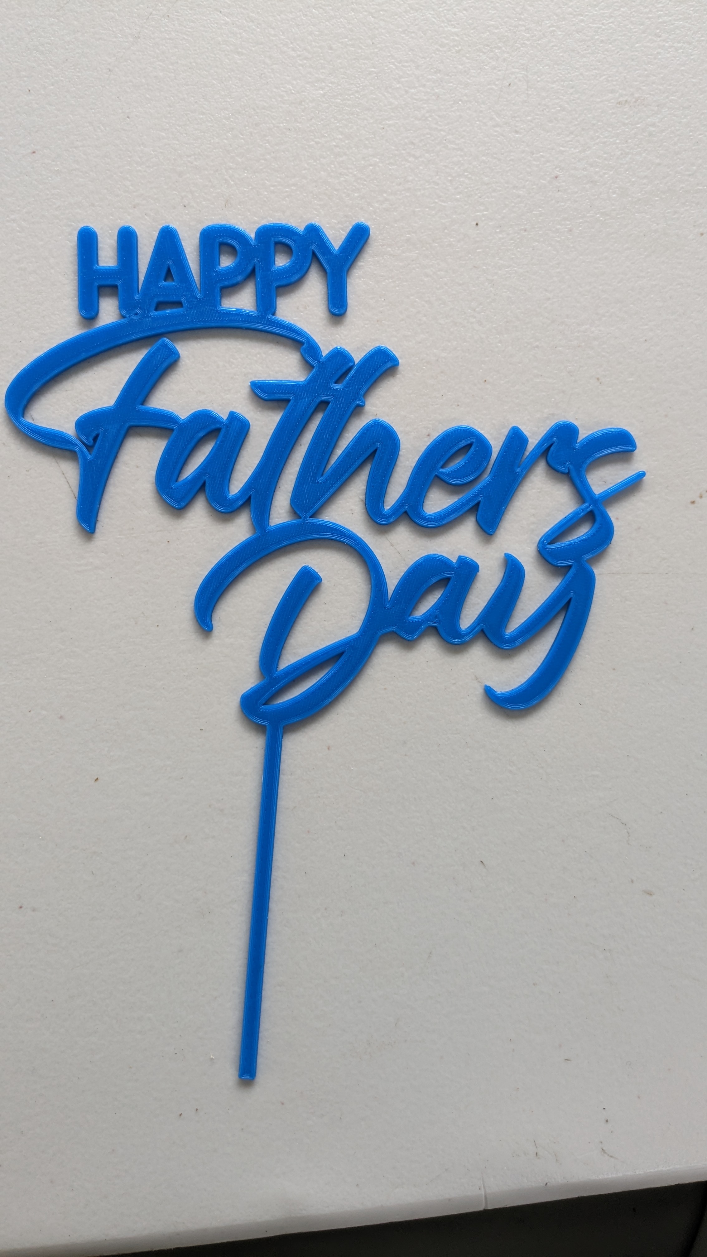 Fathers Day Caketopper by Alejandro B. | Download free STL model ...