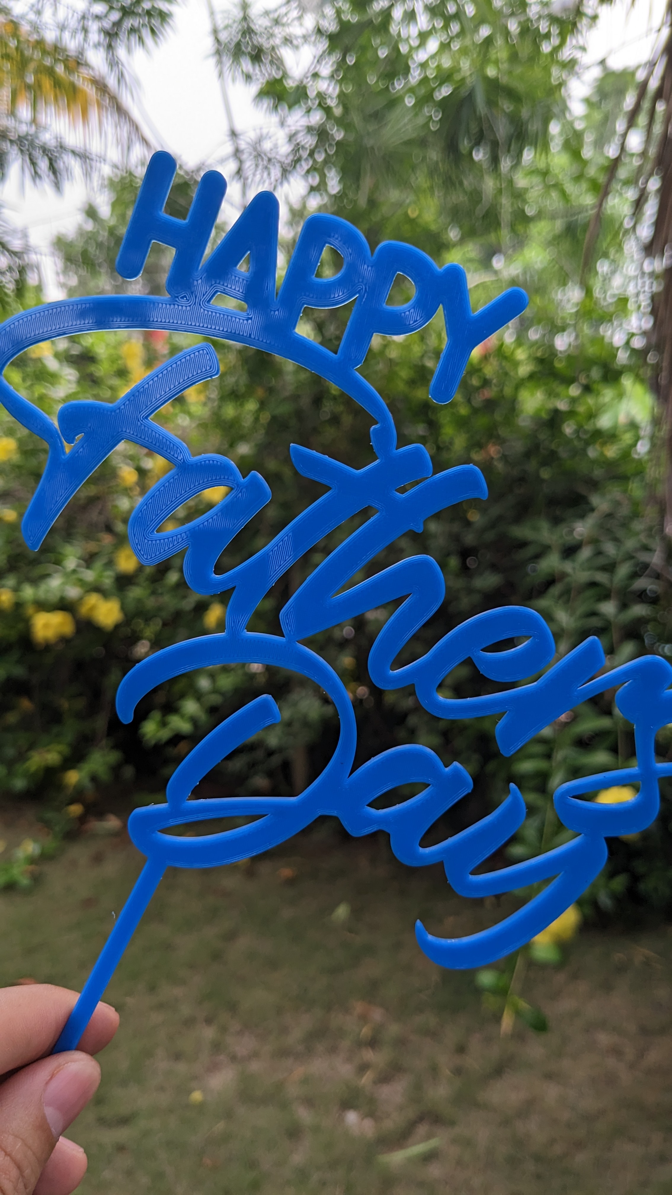 Fathers Day Caketopper by Alejandro B. | Download free STL model | Printables.com