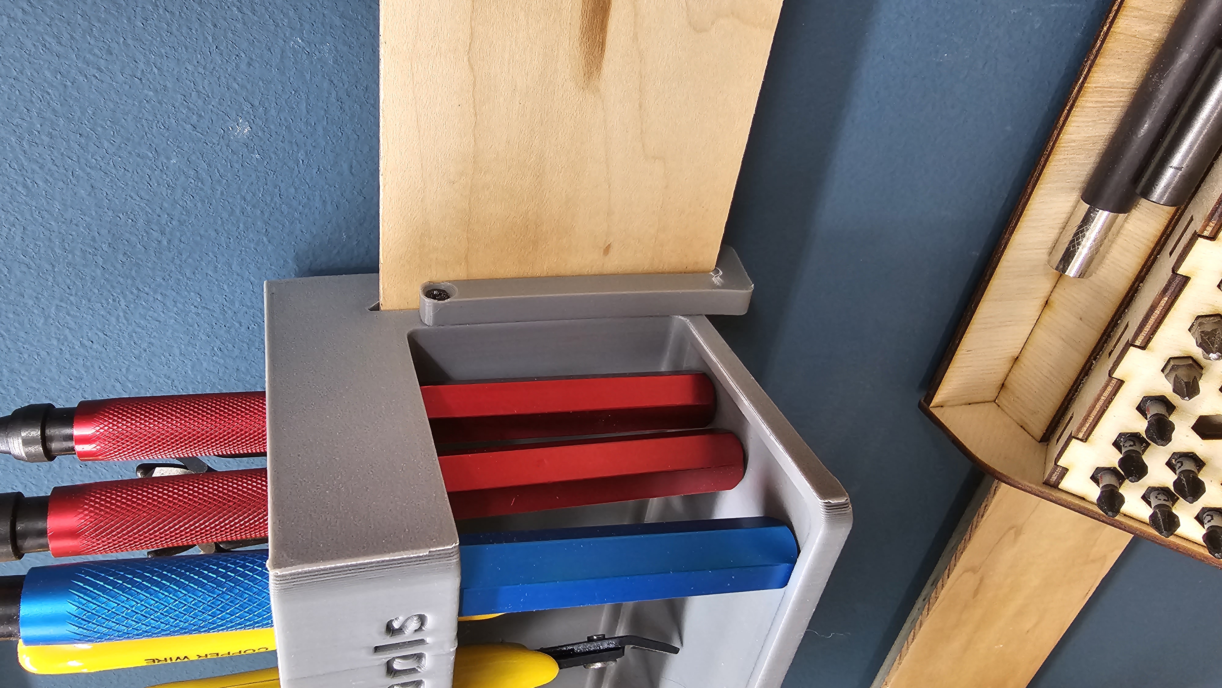 French Cleat Organizer for 3D Print Cleanup Tools by Tahoe STEM Academy ...