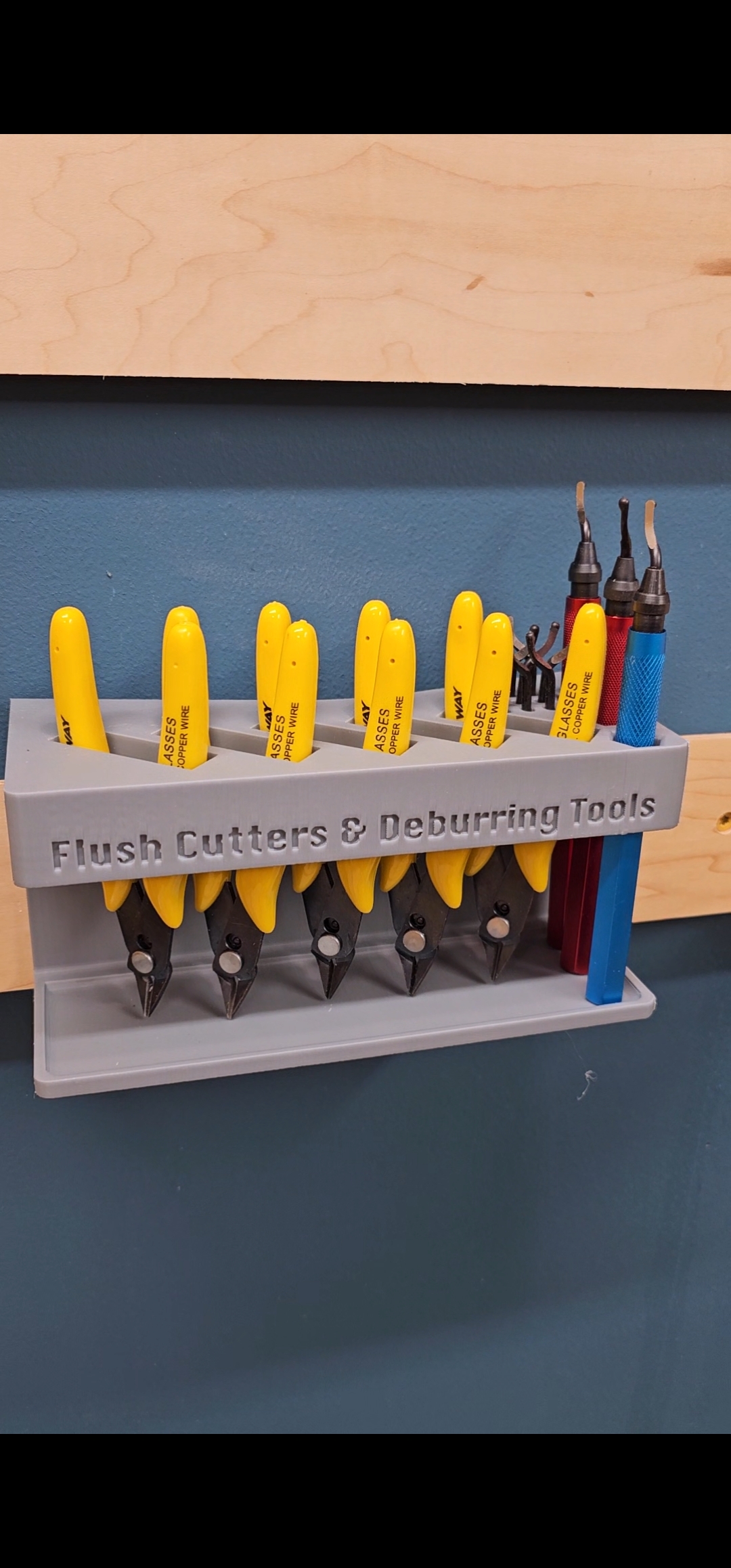 French Cleat Organizer for 3D Print Cleanup Tools by Tahoe STEM Academy ...