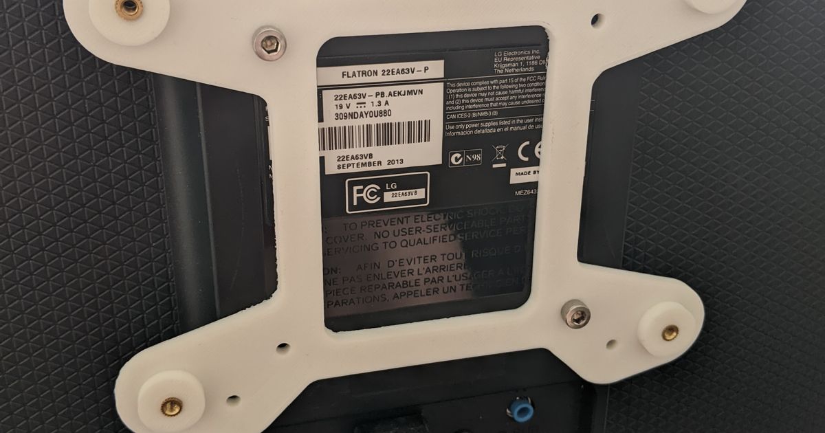 BrightSign LS425/LS445 VESA mount by DanTheOrange | Download free STL ...