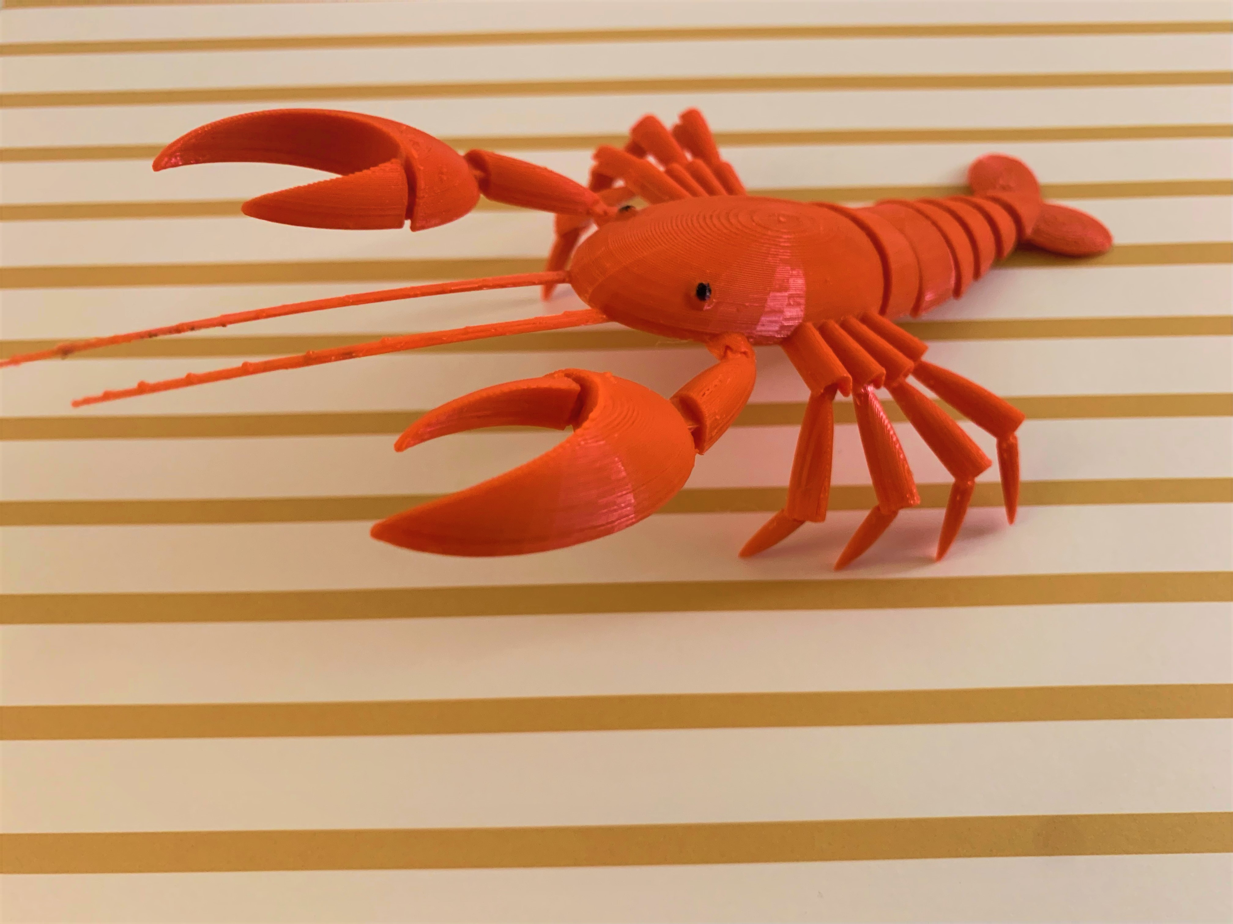 Articulated Lobster by The Printing Printer Who Prints Prints With A 3D ...