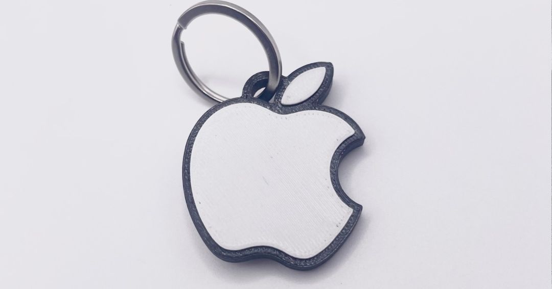 Apple Logo Keychain von MrViddy | Kostenloses STL-Modell herunterladen ...