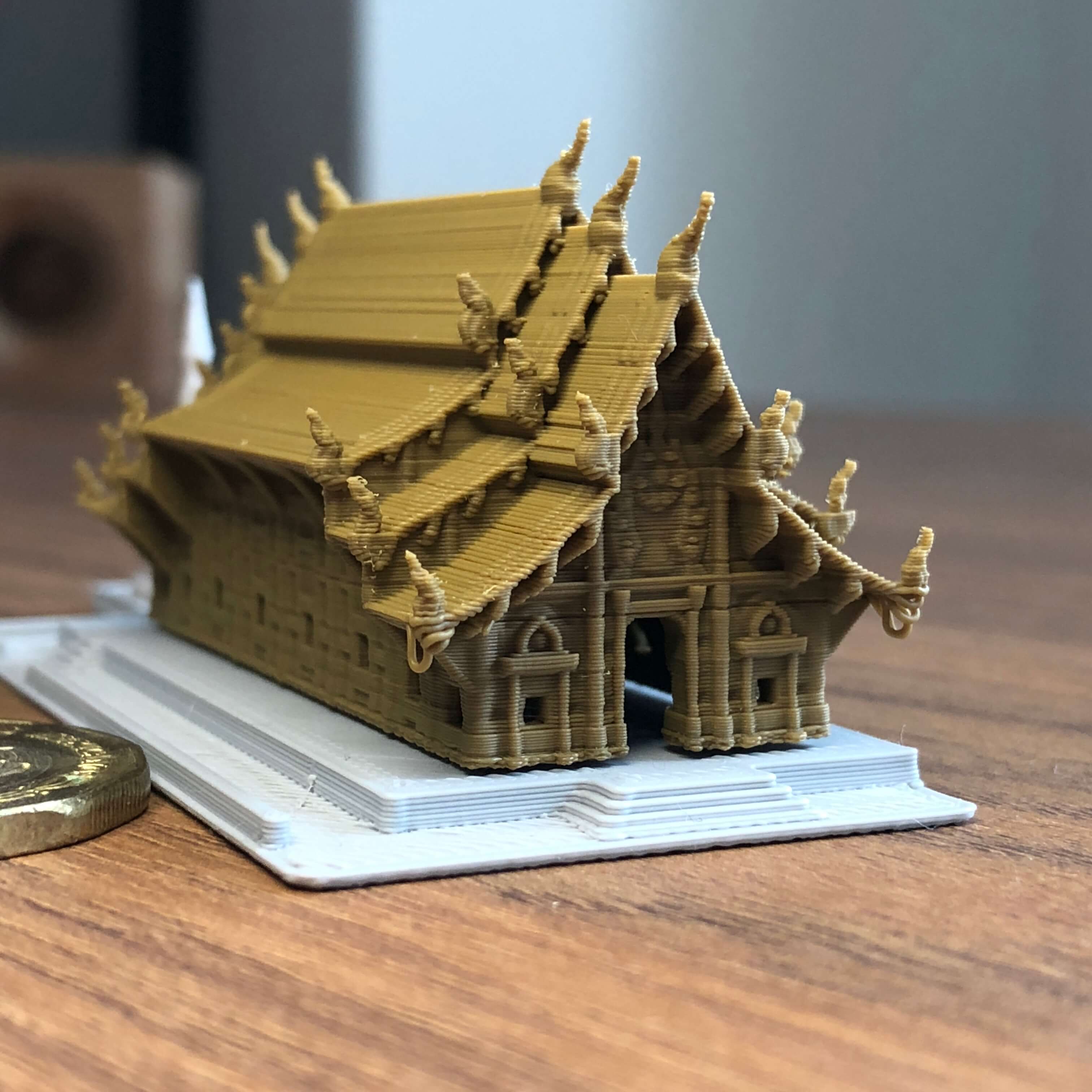 Wat Phan Tao - Teak Temple - Chiang Mai , Thailand by MiniWorld3D ...