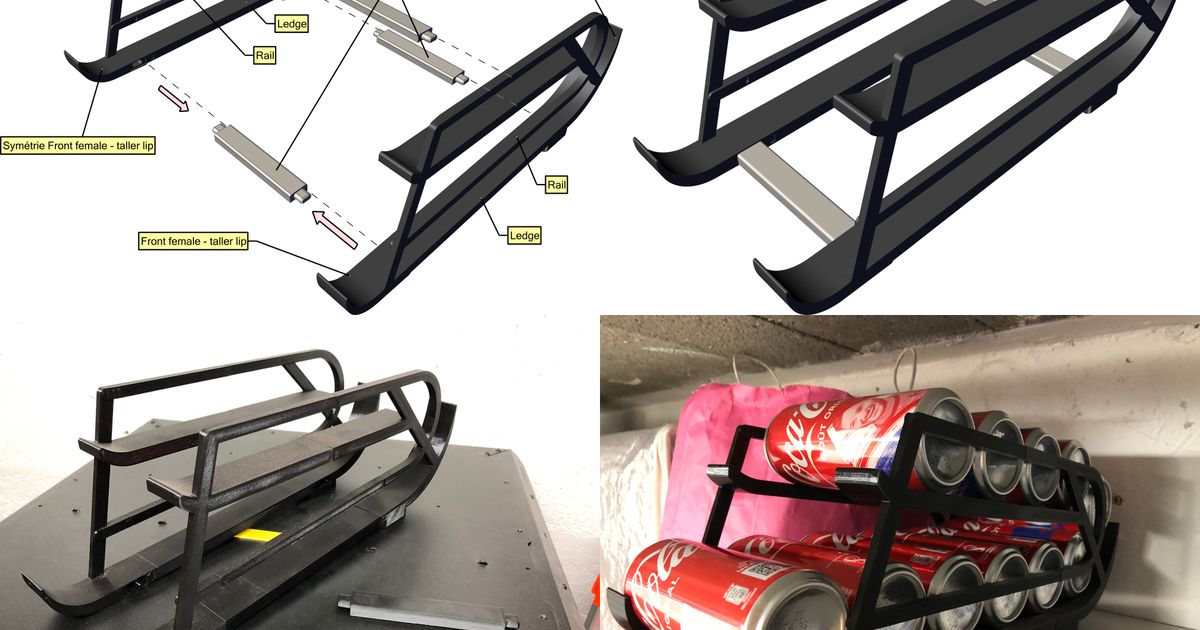 Adjustable drink can dispenser von Regis | Kostenloses STL-Modell ...