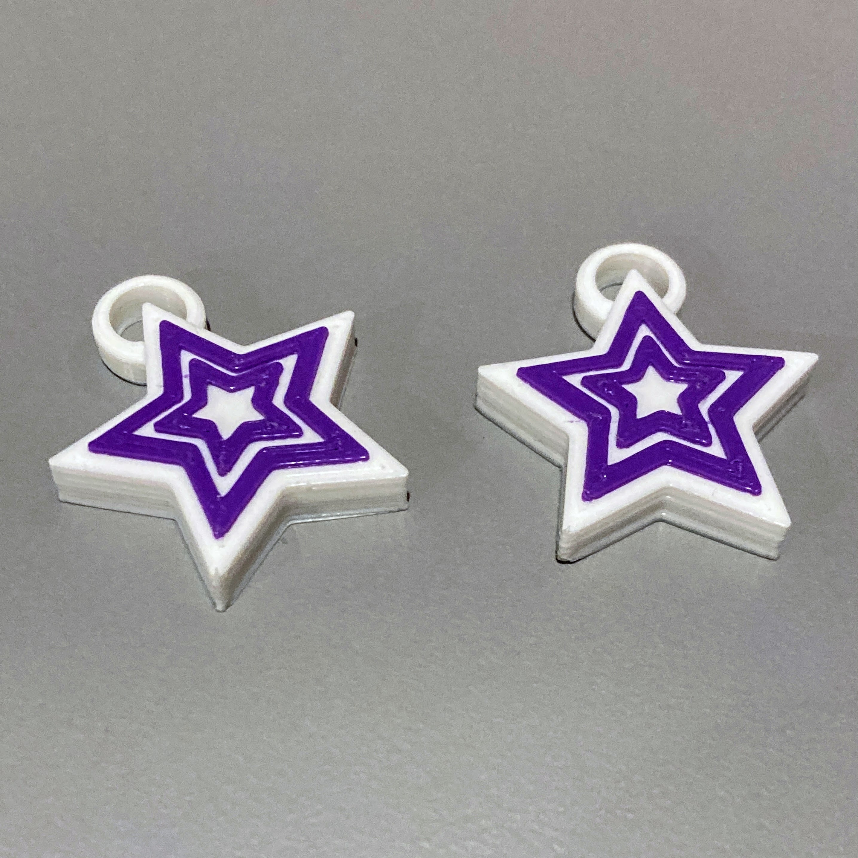 Star Keychain/Charm by garlicbreadhotpocket | Download free STL model ...