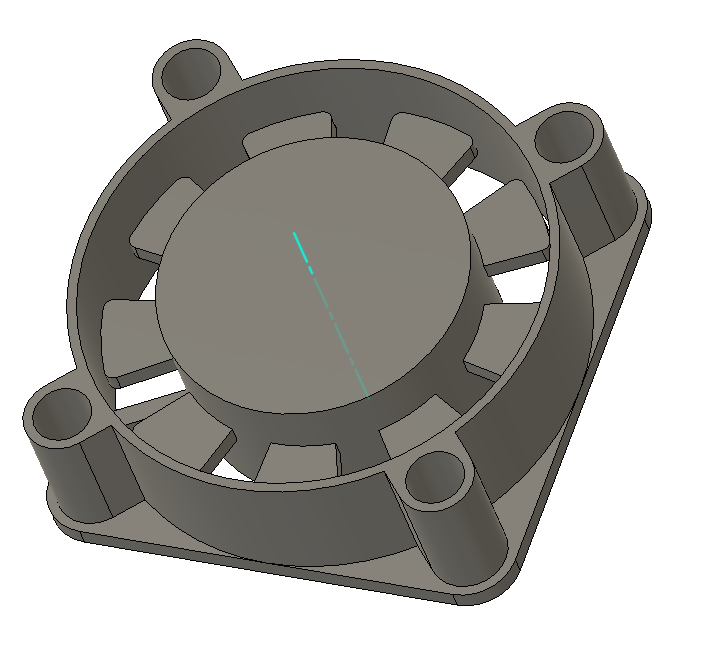 Fan 25x25x7 by Tomáš Niemiec | Download free STL model | Printables.com